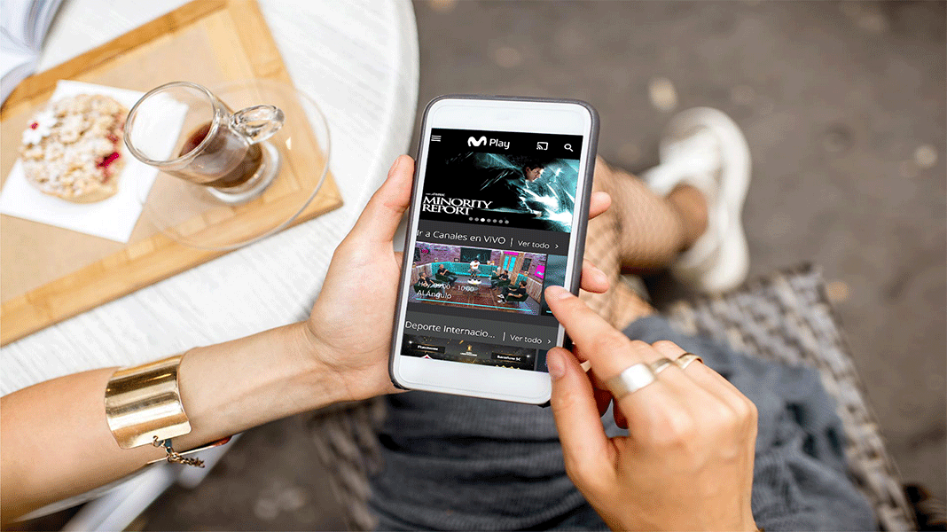 Consumo de contenidos en la multiplataforma de streaming Movistar Play ...