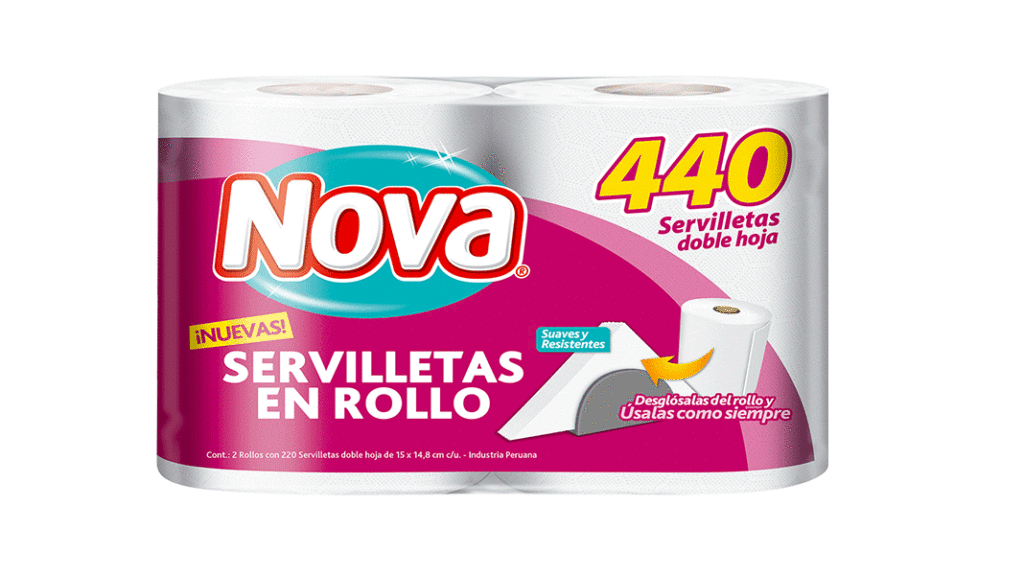 NOVA presenta las primeras servilletas en rollo en el Perú - Revista ...