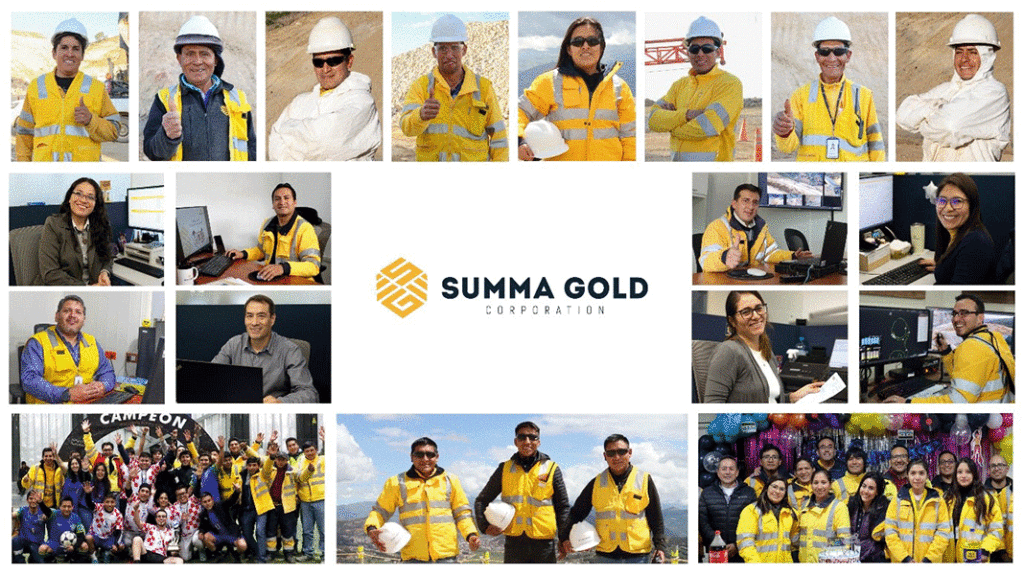 SUMMA GOLD CORPORATION ES RECONOCIDA POR GREAT PLACE TO WORK® como uno ...